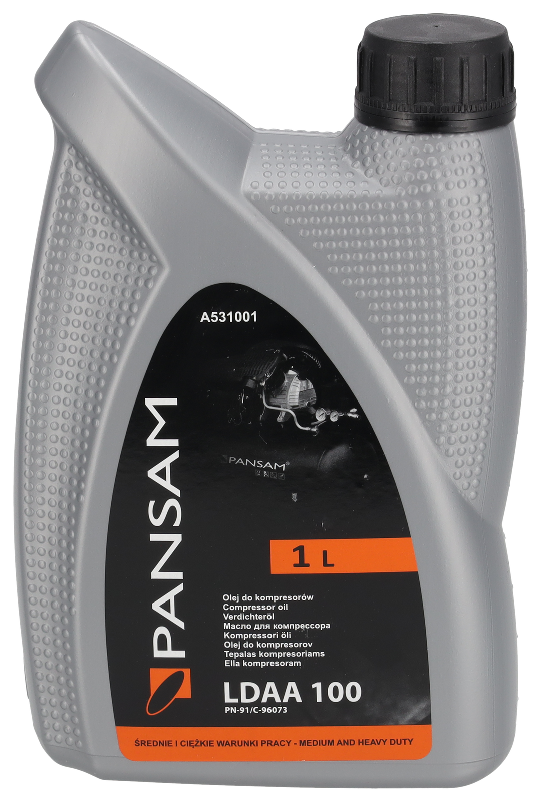 Olej do kompresorów, sprężarek 100 LDAA, 1L PANSAM A531001 | Narzędzia24na7.pl